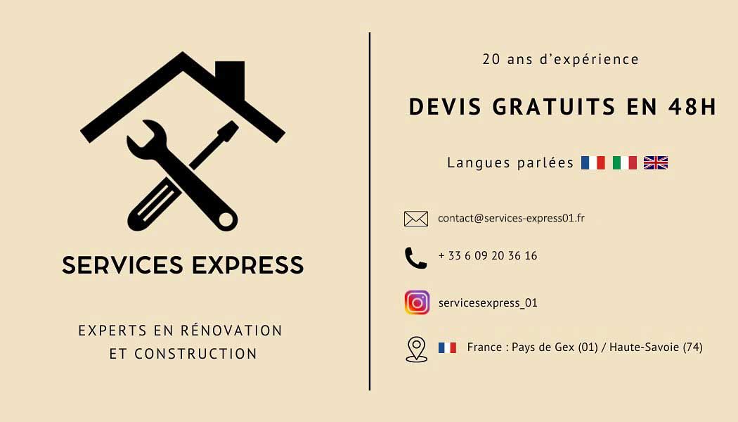Entreprise de rénovation dans le Pays de Gex | Services Express 01